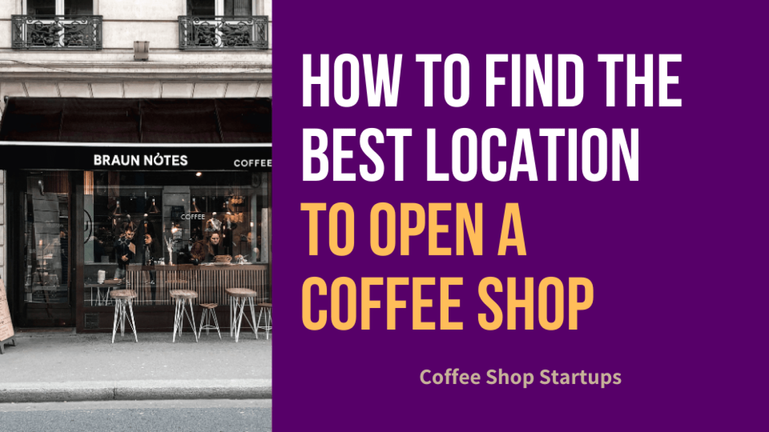 How to Choose the Best Location to Open a Coffee Shop